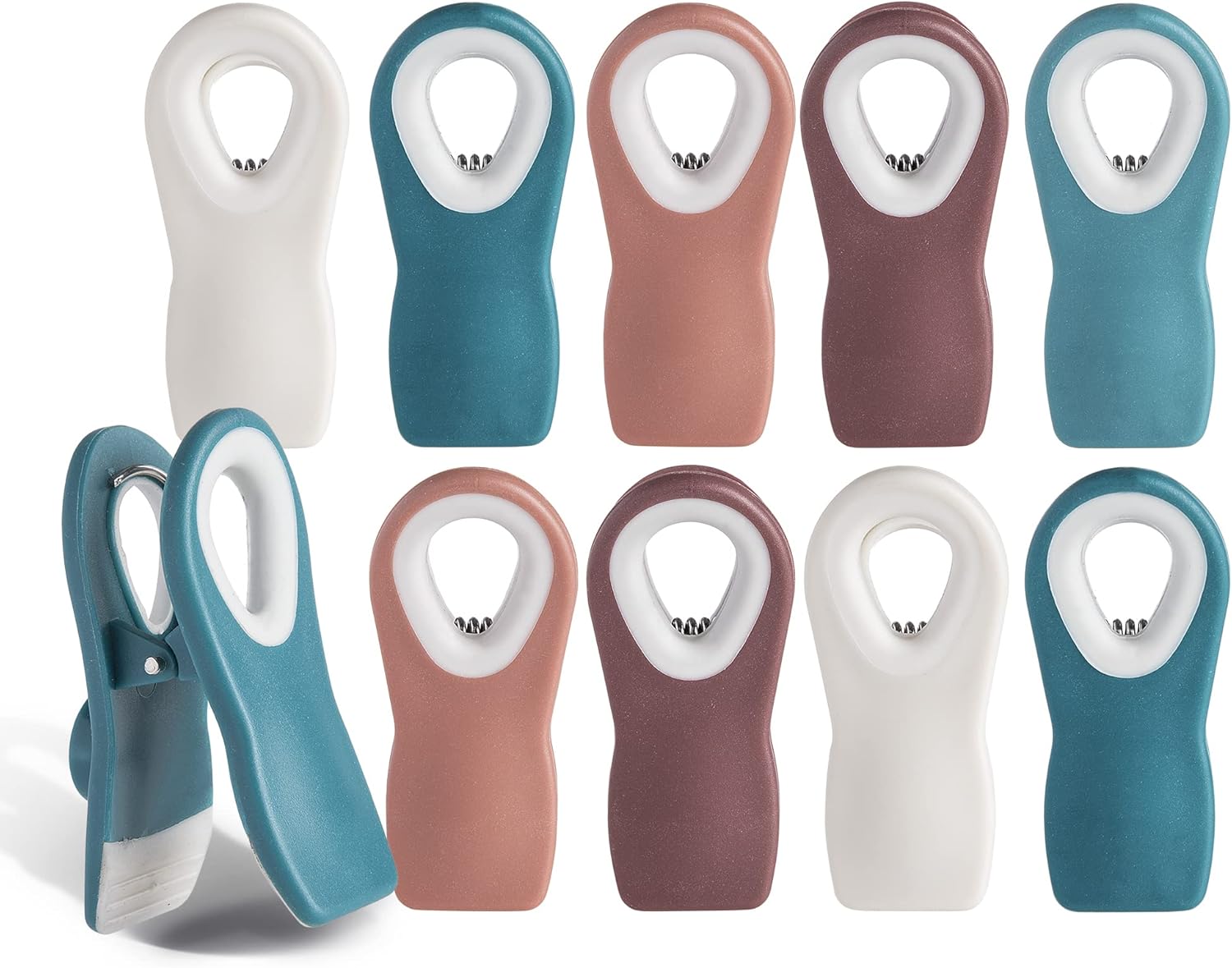 Amazon.com: COOK WITH COLOR Bag Clips with Magnet- Food Clips, Chip ...