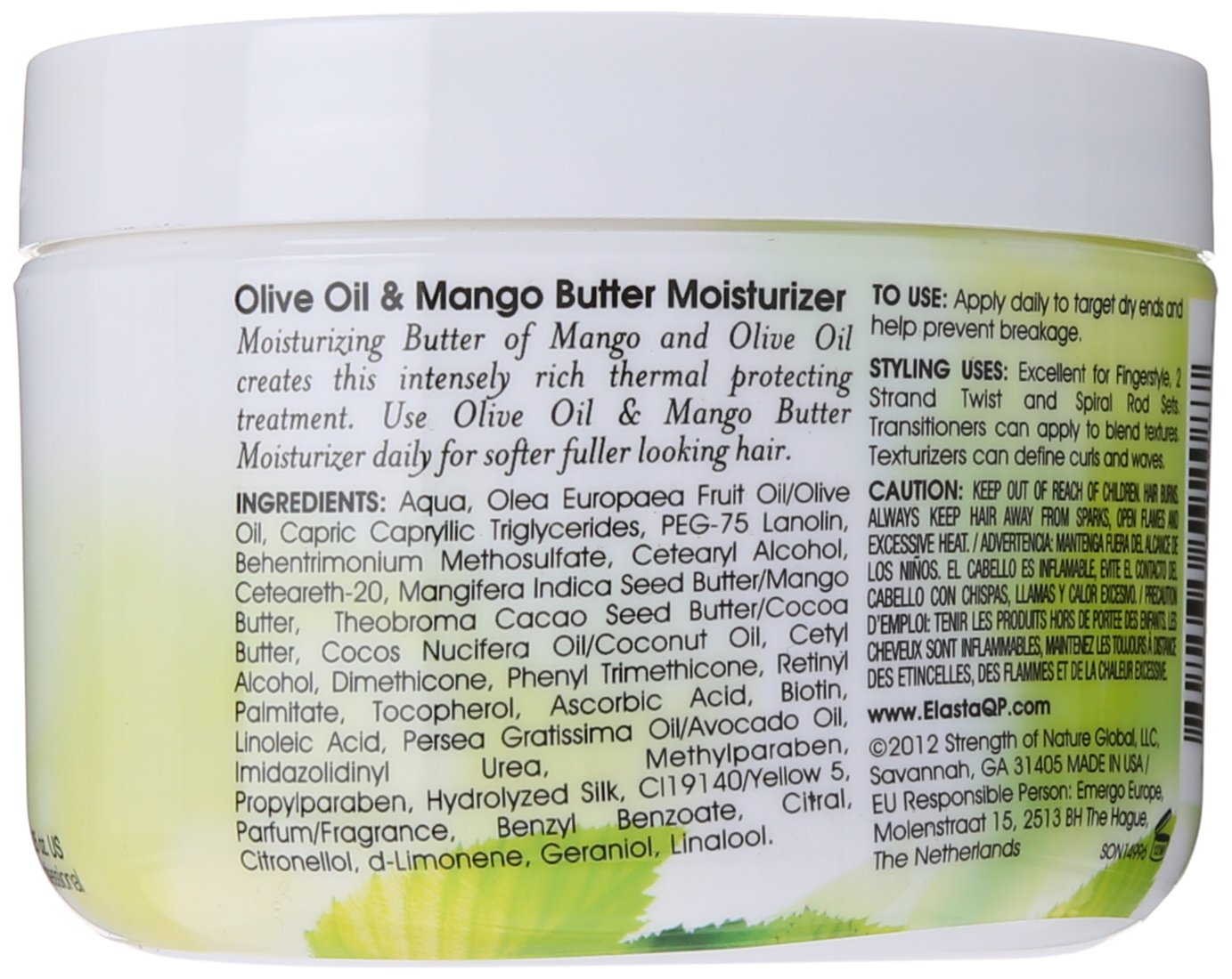 Elasta Qp Olive Oil & Mango Butter Moisturizer on Sale ...