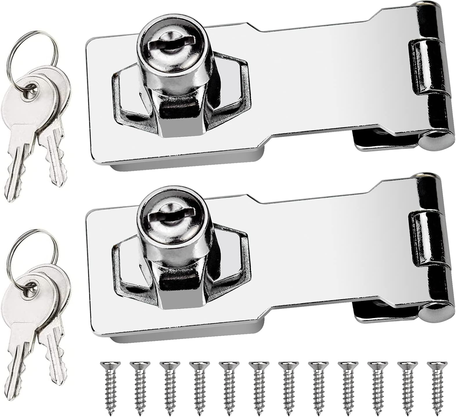 GZGXKJ 2 Set White Cabinet Drawer Lock,Drawer Lock Letter Box Lock ...