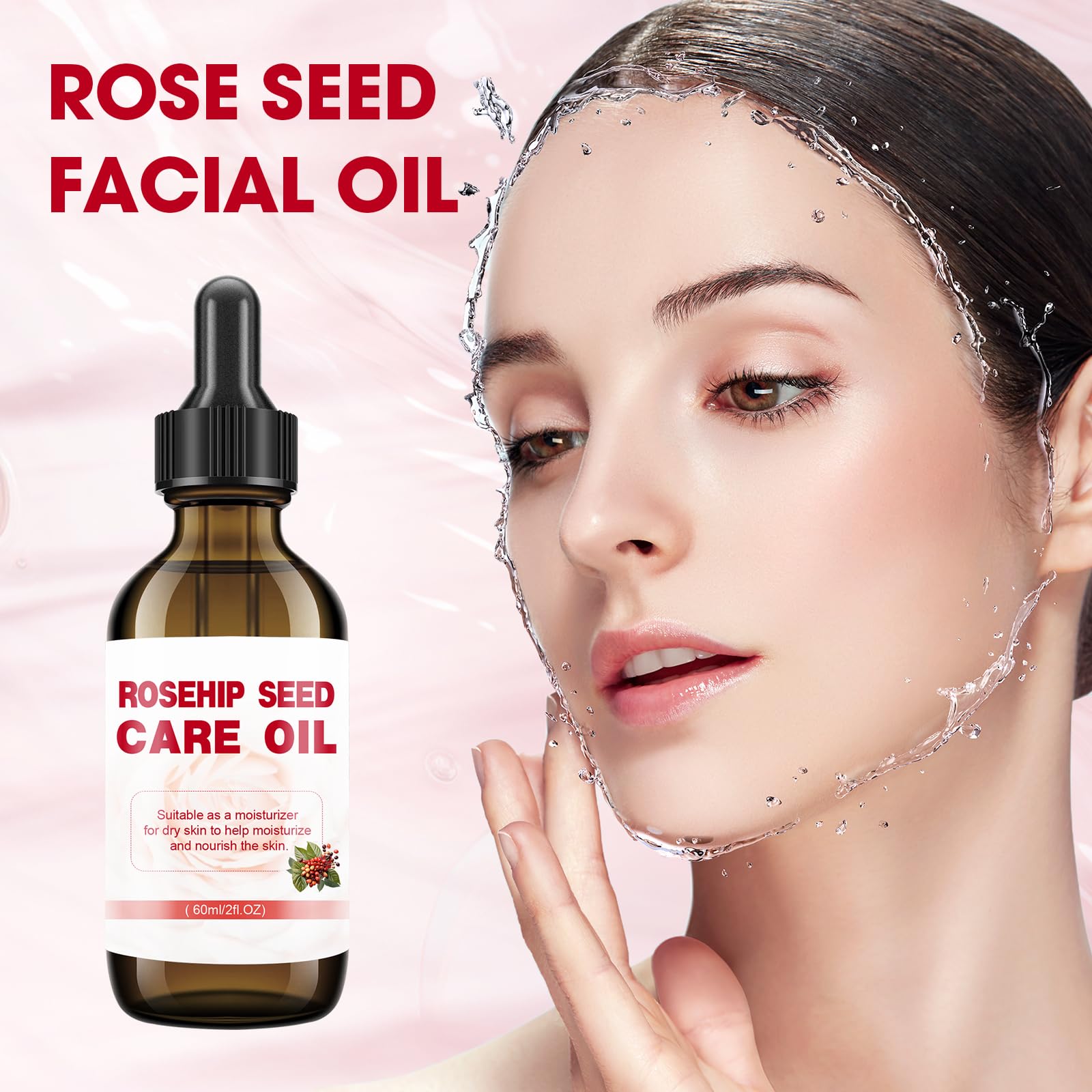 Pure Oil for Face & Skin, (60ML, Rose Hip Oil) – BigaMart