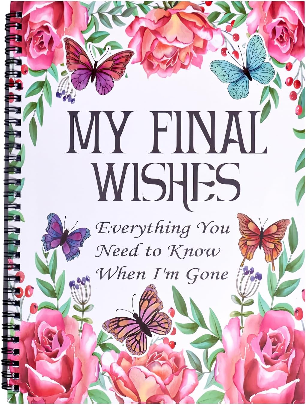 My Final Wishes Planner - End of Life Planner UK Book & Organizer with ...