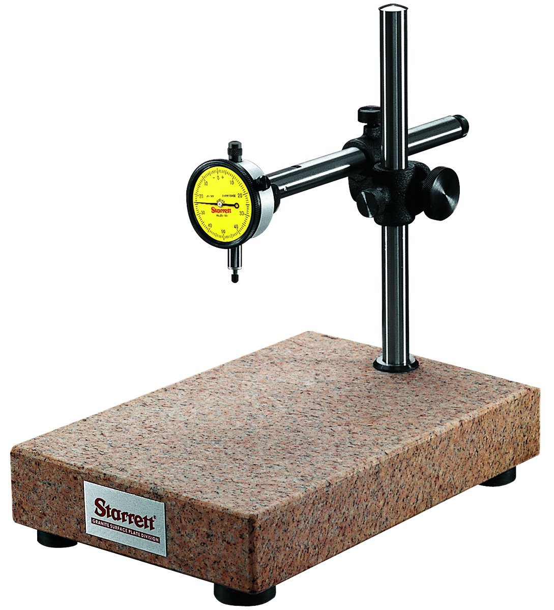 Starrett 675GJ Dial Comparator With Granite Base, 0-25-0 Dial Reading ...