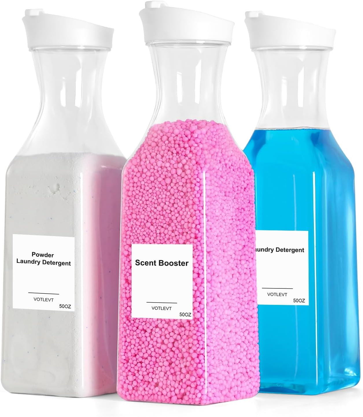 Amazon.com: VOTLEVT 50 OZ Liquid Laundry Detergent Dispenser, Plastic ...