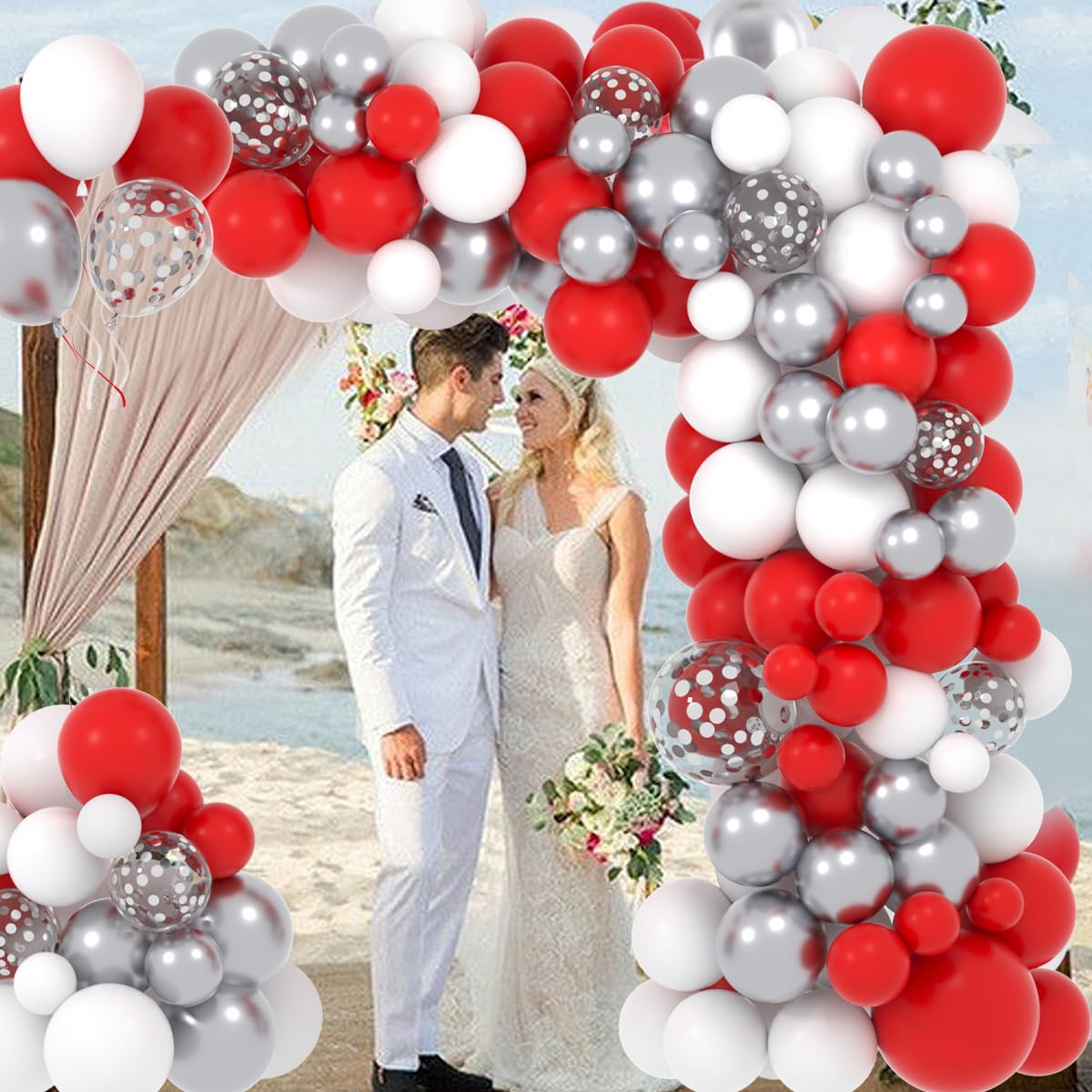 Ideas Para La Recepción De Bodas Con Globos Rojos 14.300+ Boda Globos