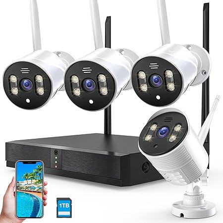 Amazon.com : [Newest] Wireless Security Camera System, Firstrend 8CH ...