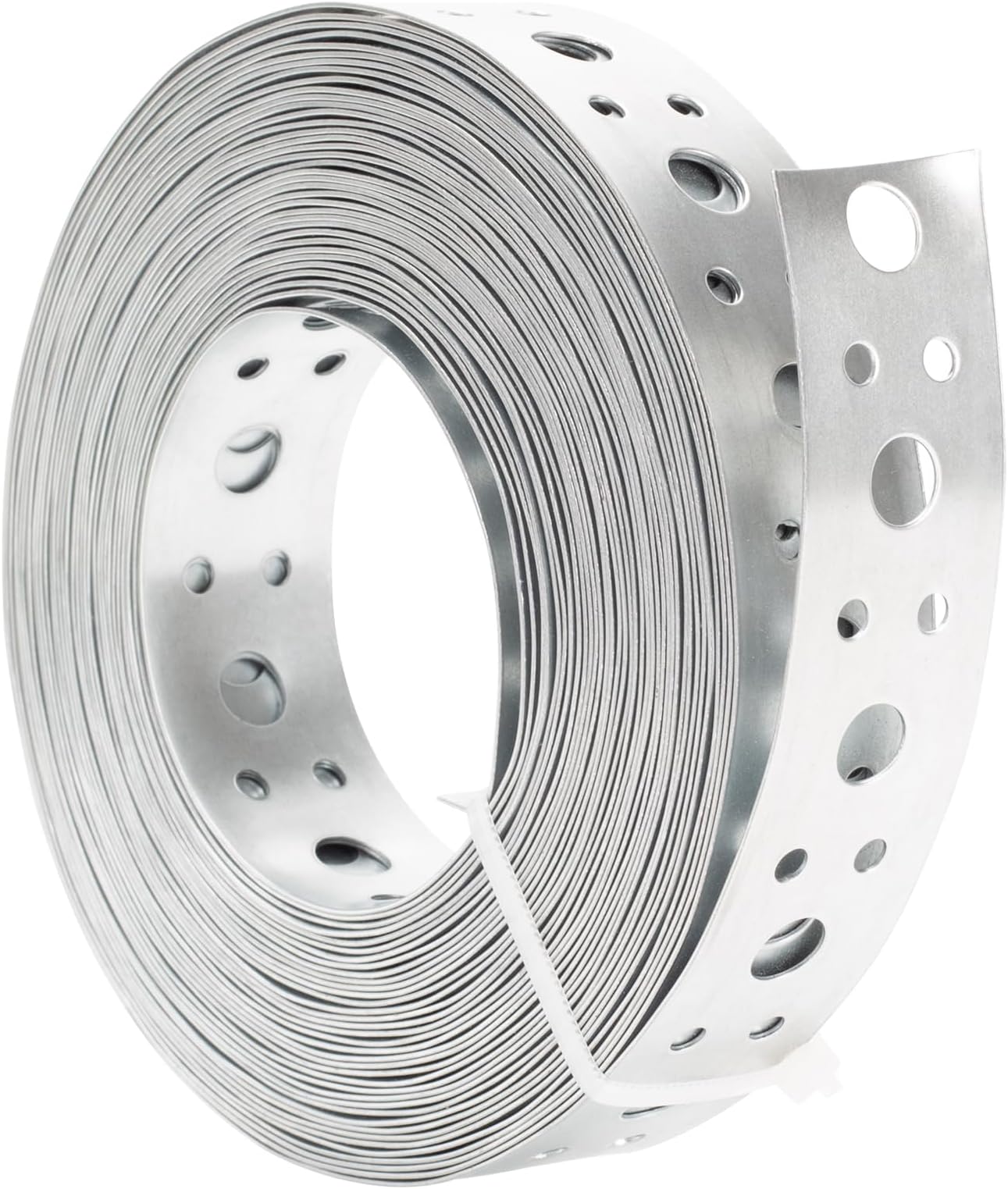 Metal Strap Galvanized Metal Pipe Strap Bendable Metal Strip with Holes ...