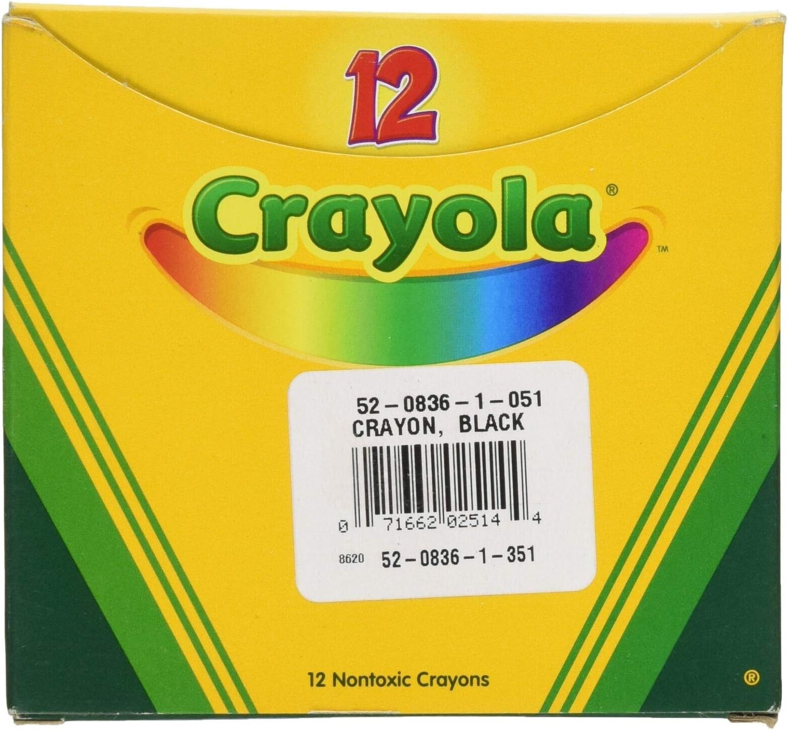 Amazon.com: Crayola Bulk Crayon Regular - Black [Set of 3] : Toys & Games