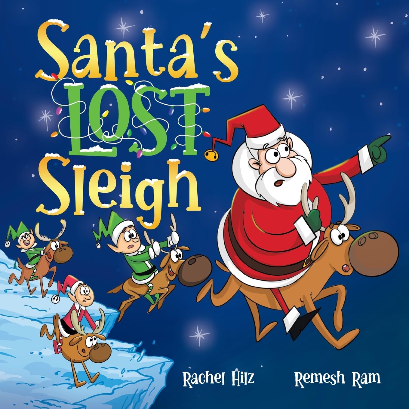 Santa's Lost Sleigh: A Christmas Book about Santa and his Reindeer ...