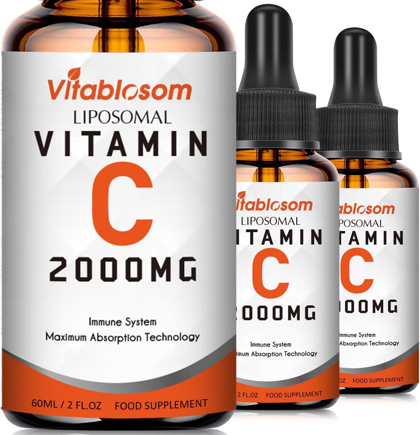 Amazon.com: Liposomal Vitamin C 2000mg Liquid for Adults, High ...