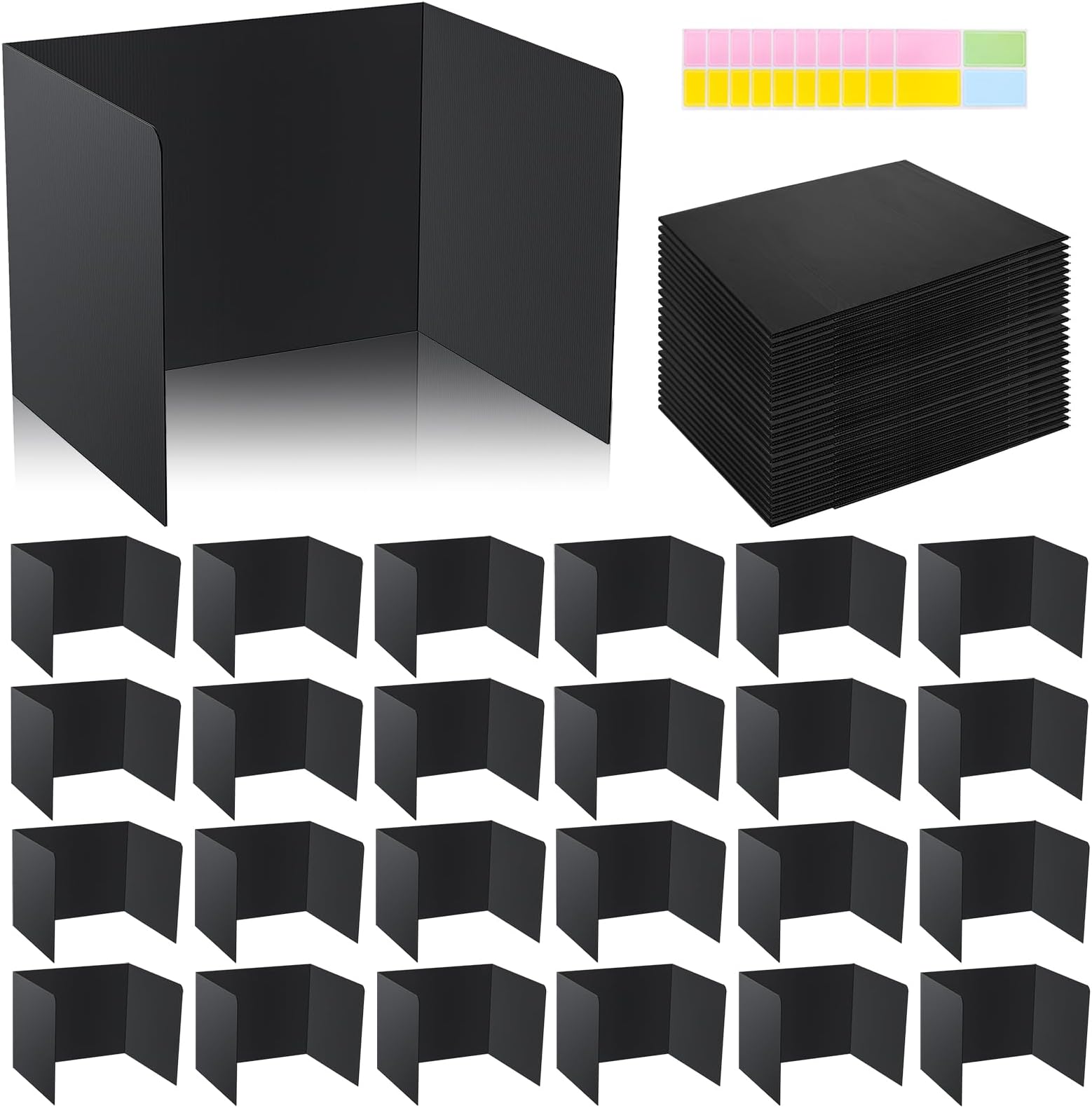 Amazon.com : 22-Pack Desk Dividers for Students - Star, Durable ...