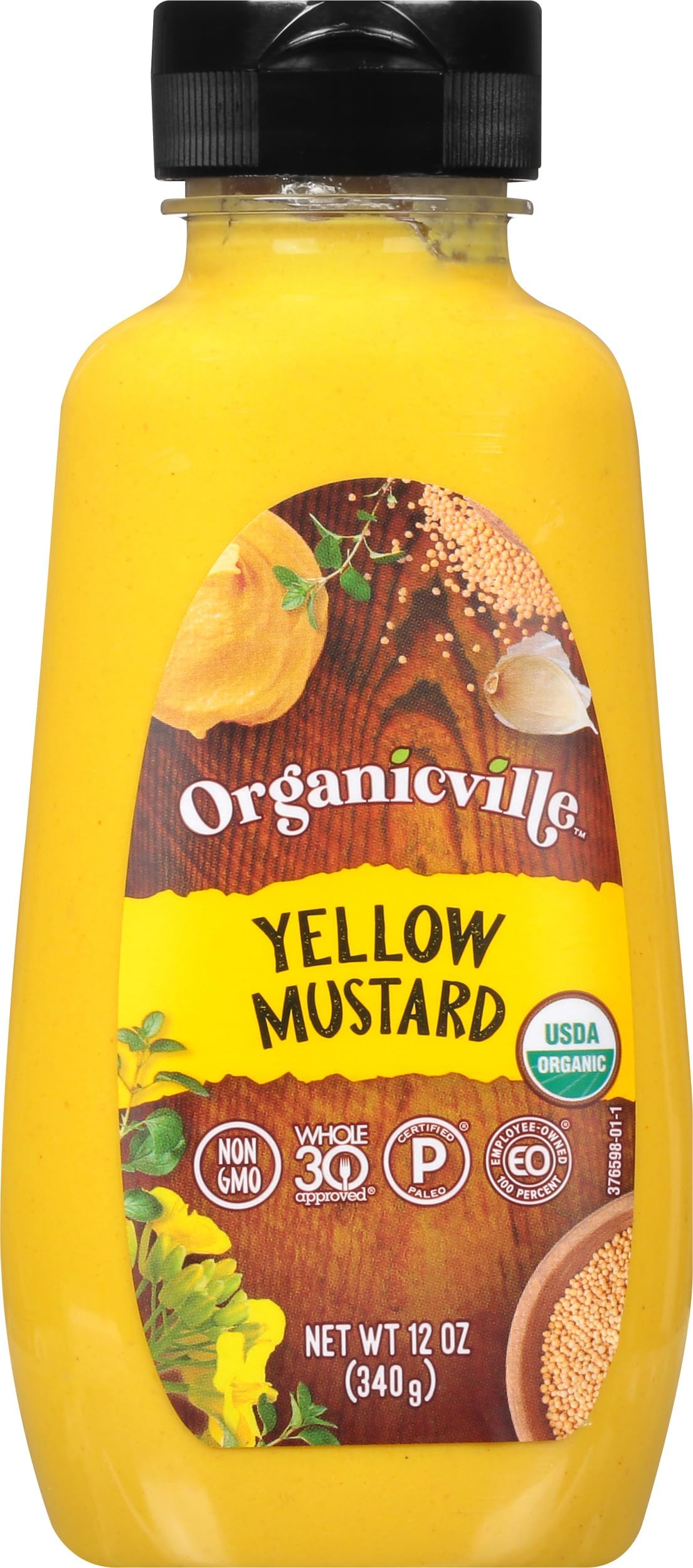 Amazon.com : Organicville Yellow Mustard - Mustard Yellow Organic ...