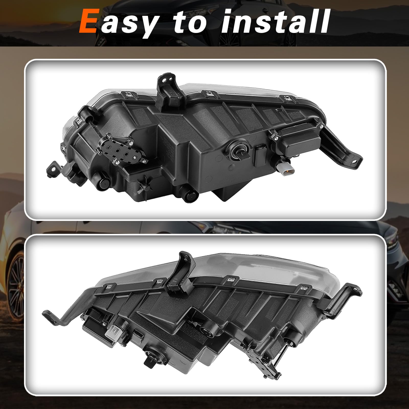 Snapklik.com : LED Front Bumper DRL Daytime Running Lights For 2022 ...