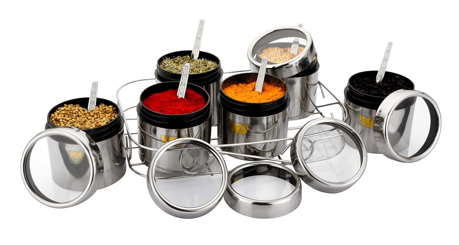 Buy MARU Stainless Steel Masala Container for Kitchen, Multipurpose ...
