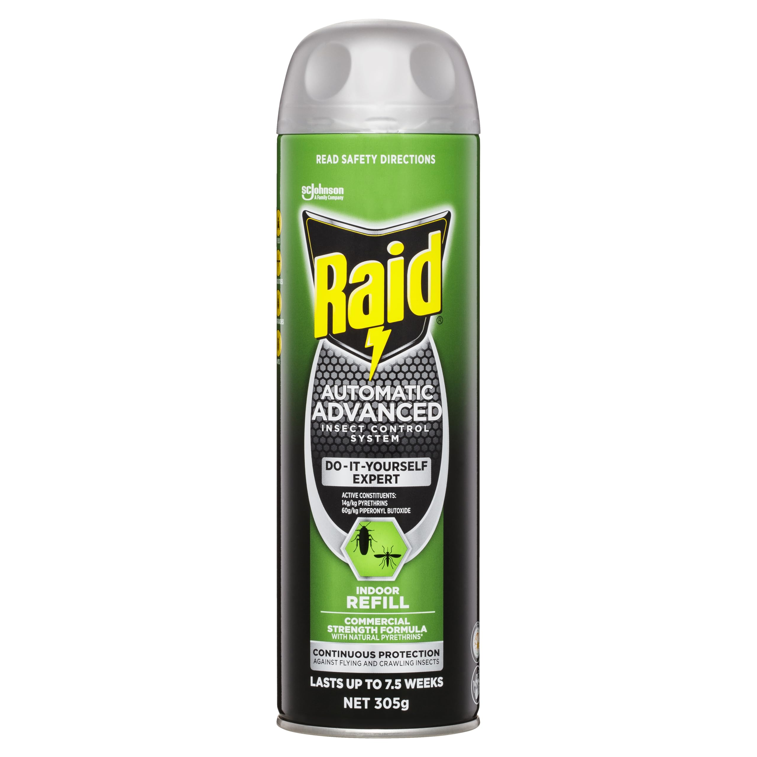 Raid Automatic Advanced Indoor Pest Control System Refill 305 g ...