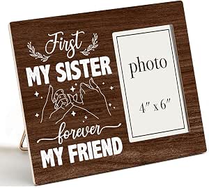 Amazon.com - Zauly Sister Gifts Wood Picture Frame, Sister Gifts From ...