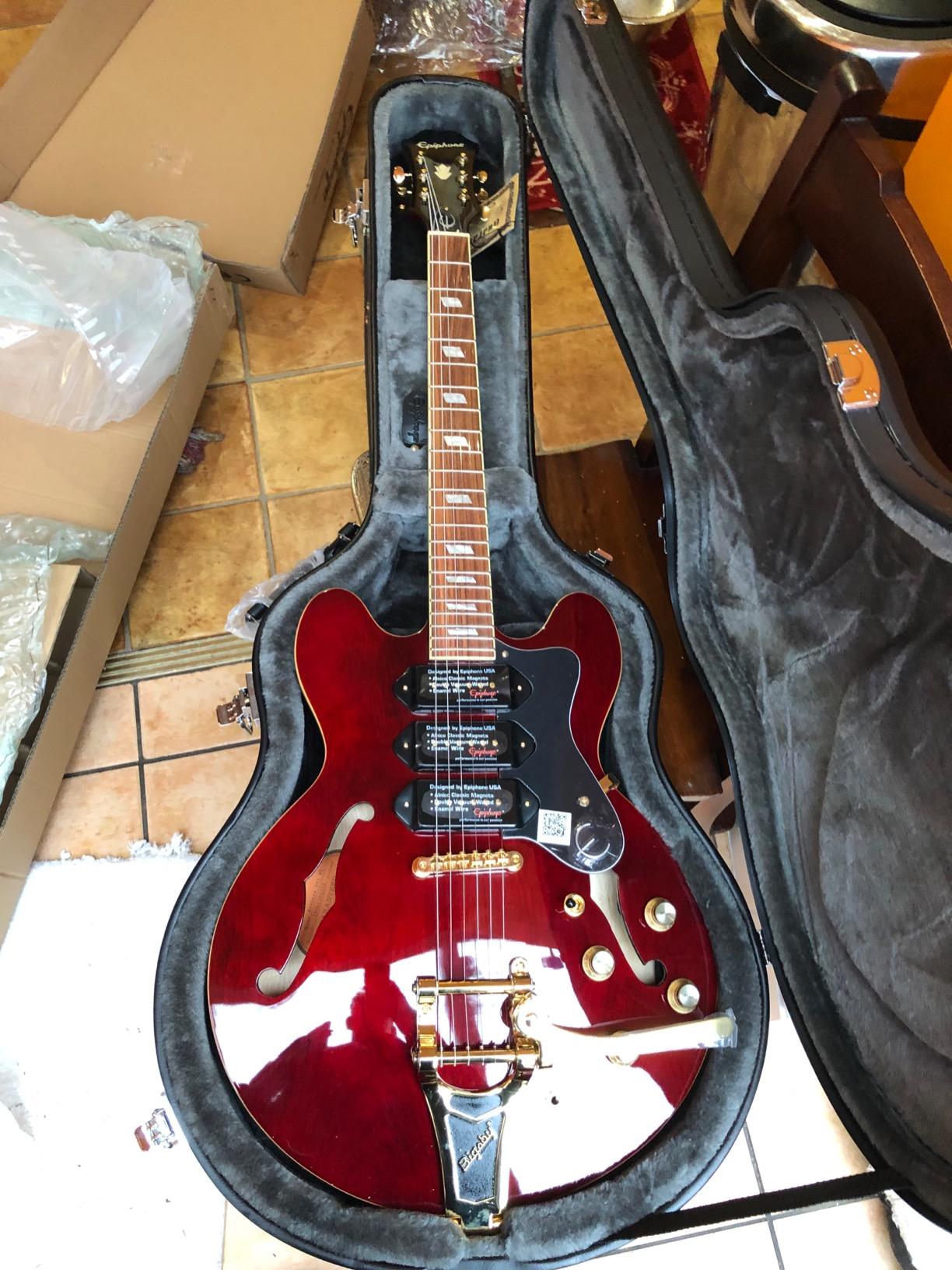 Epiphone Case for Epiphone Dot, Sheraton, for ES-335 Style Guitar ...