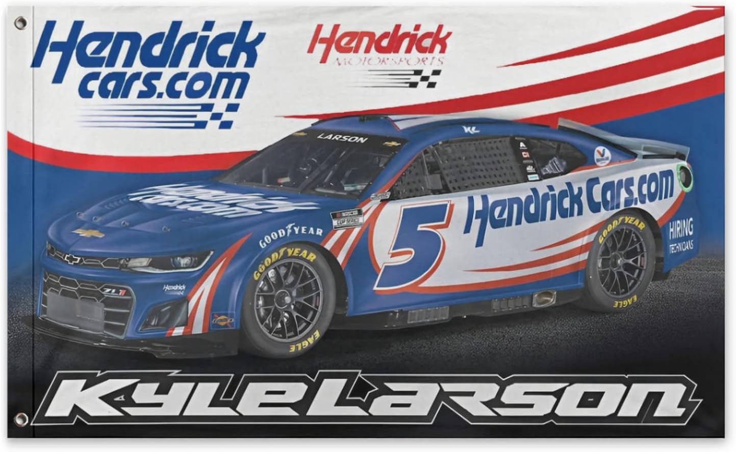 Amazon.com : Kyle Larson #5 Flag 3x5 Feet Car Racing Banner for Outdoor ...