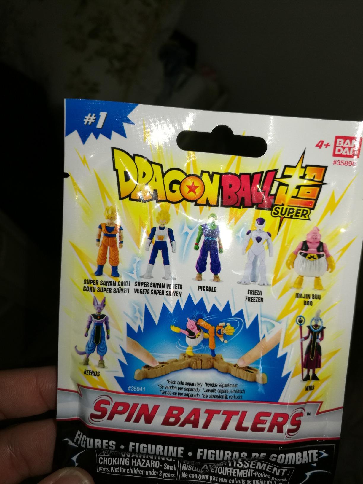Amazon.com: Dragon Ball Super Spin Battlers (Single Figure), 2.5 ...