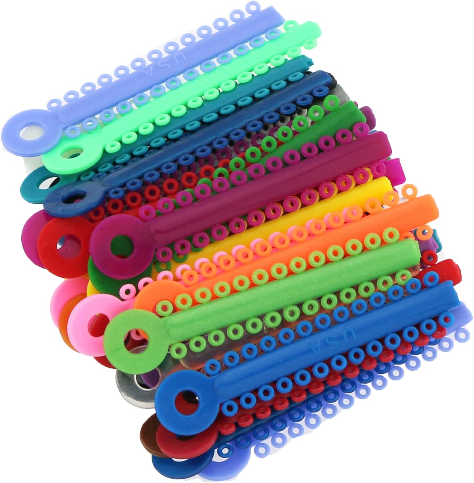 Amazon.com : Dental Orthodontic Ligature Ties Elastic Rubber Bands ...
