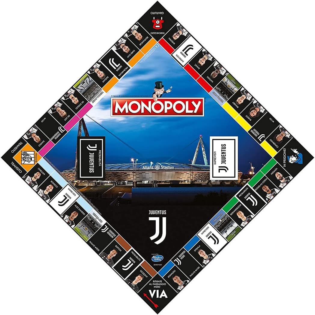 Juventus FC Monopoly board game - Italian Edition : Amazon.co.uk: Toys ...