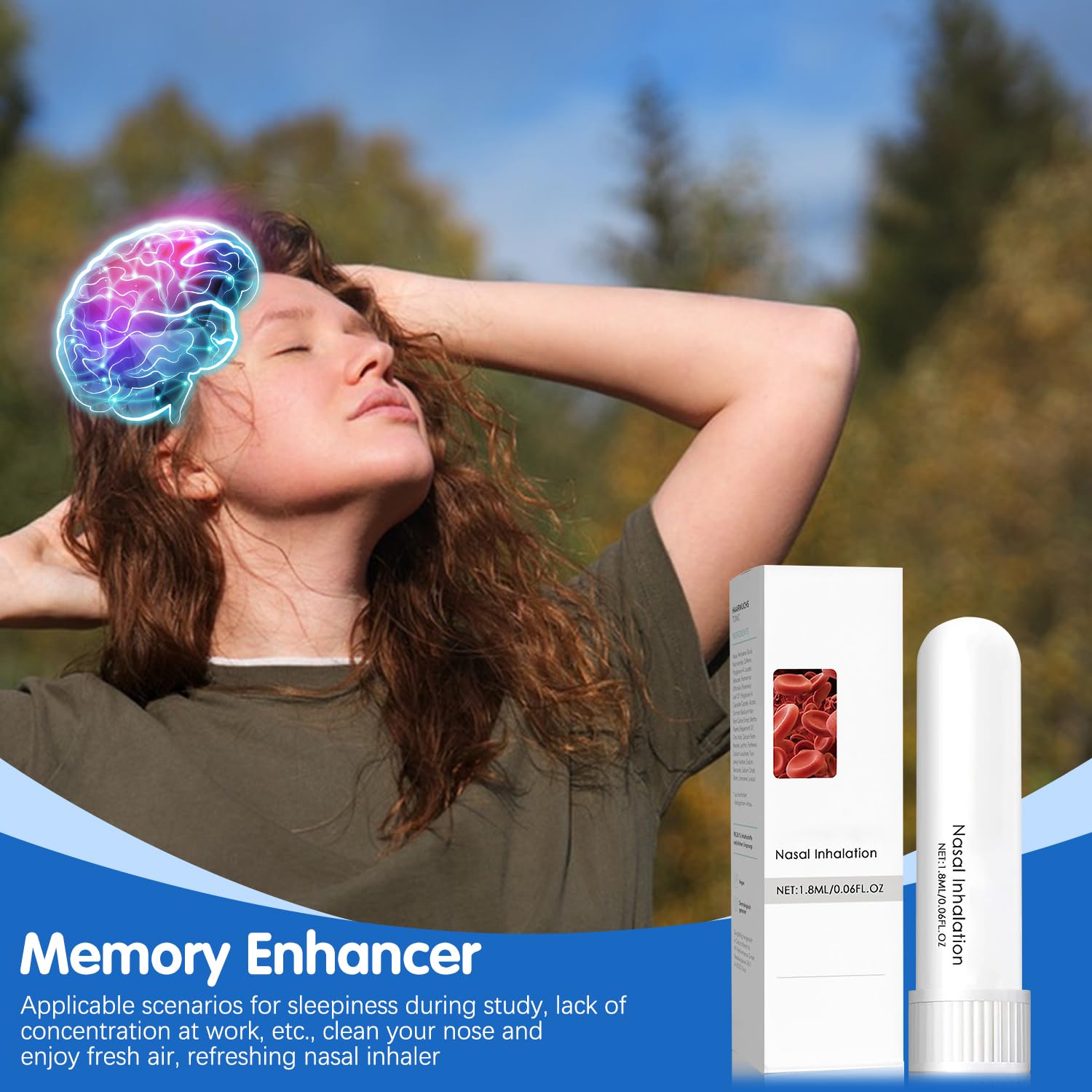 Snapklik.com : ALZ Inhaler Clipp Memory Enhancer, Portable Nasal ...