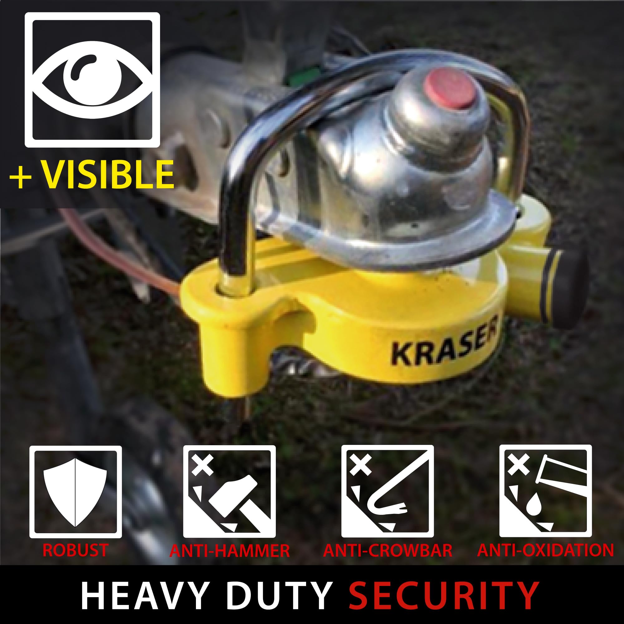 Snapklik.com : KR815 Trailer Coupler Lock, Anti-Picking Anti-Drilling ...