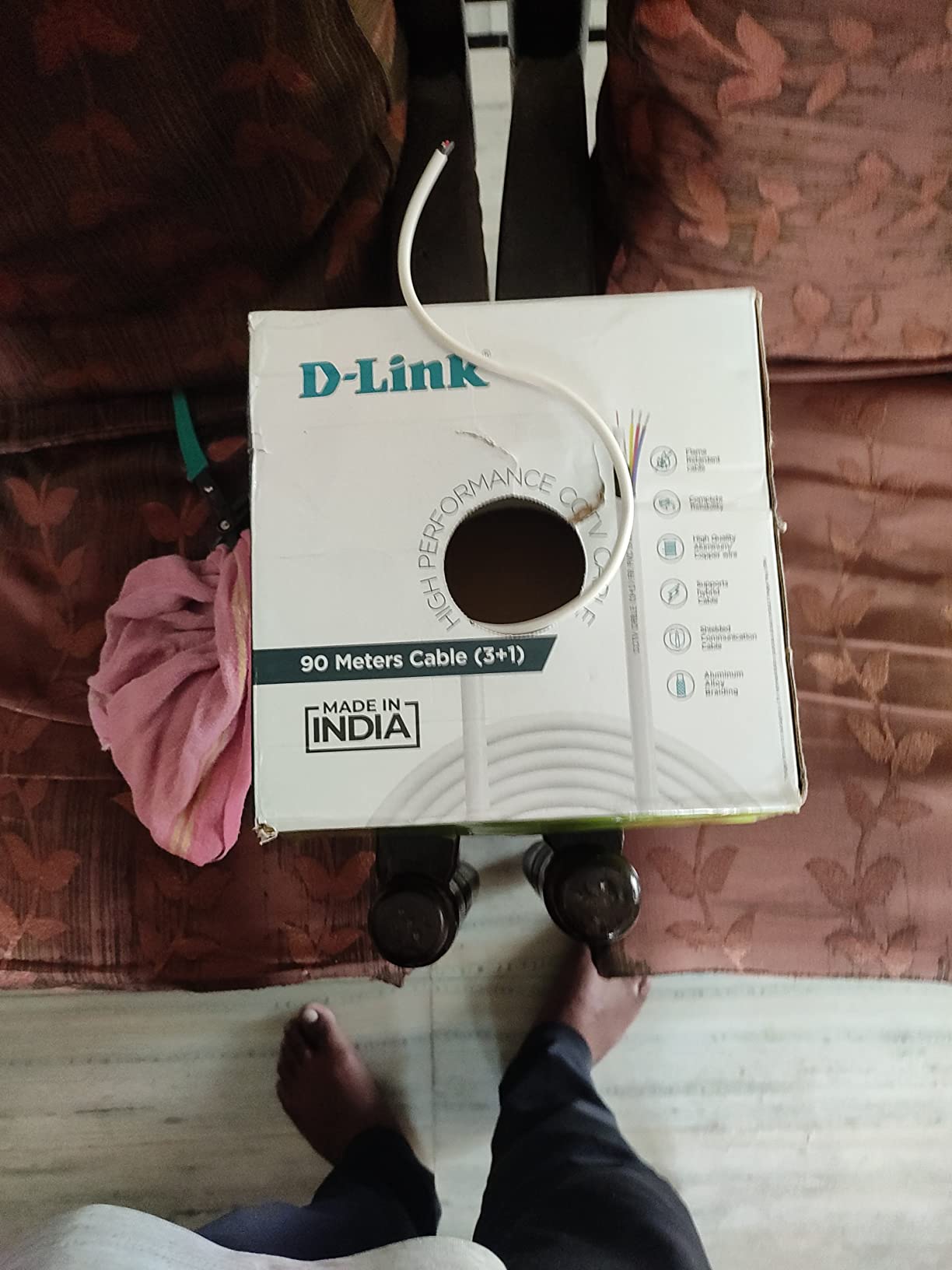 D-Link CCTV Cable Standard 90MTR (3+1) : Amazon.in: Electronics