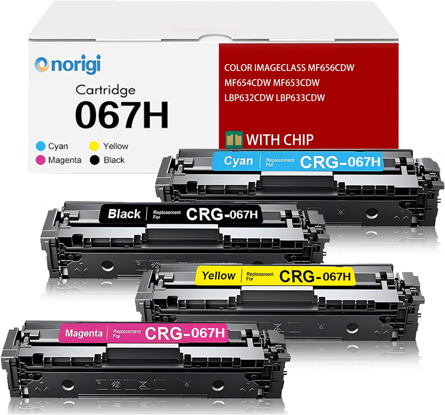 Amazon.com: Onorigi 067H MF656Cdw Toner Cartridge Set Compatible for ...