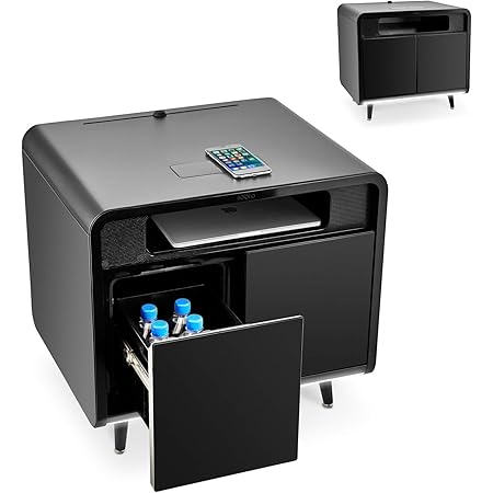 Amazon.com: LIVTAB Smart Nightstand, Side Table with Built in Fridge ...