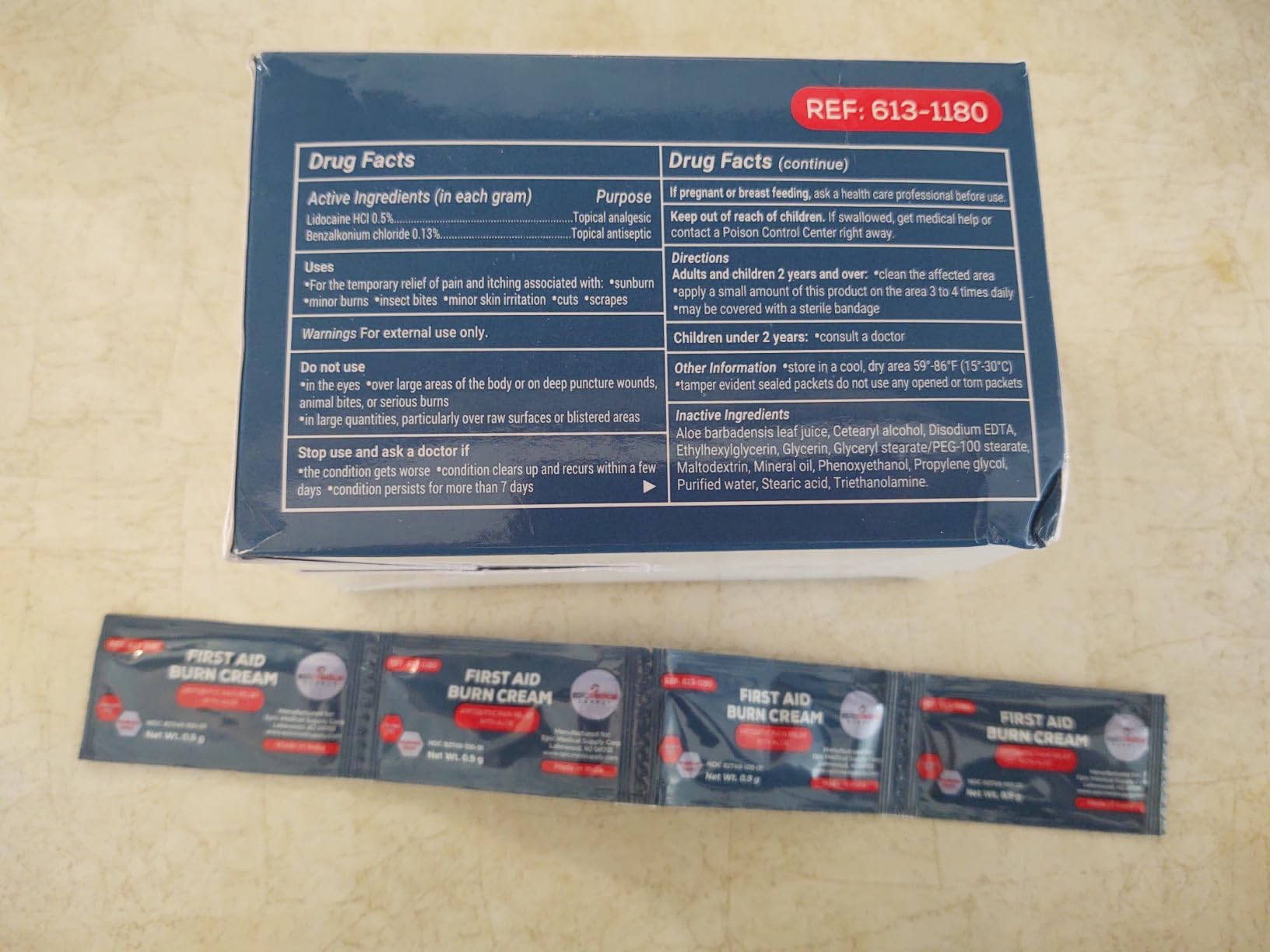 $3/mo - Finance Epic Medical Supply First Aid Burn Relief Cream .9g ...