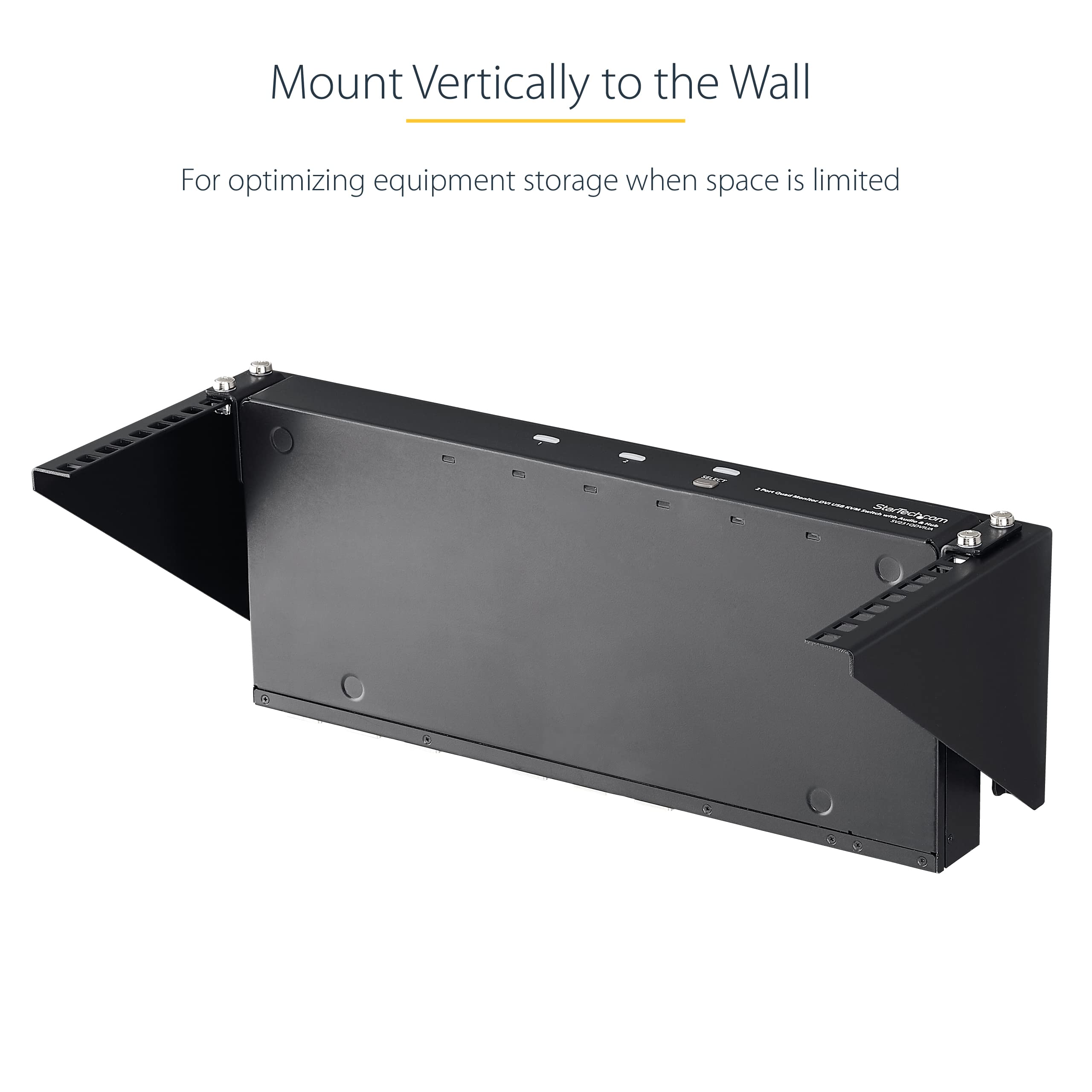 Buy StarTech.com 4U Wall Mount Patch Panel Bracket - 19 inch Steel ...
