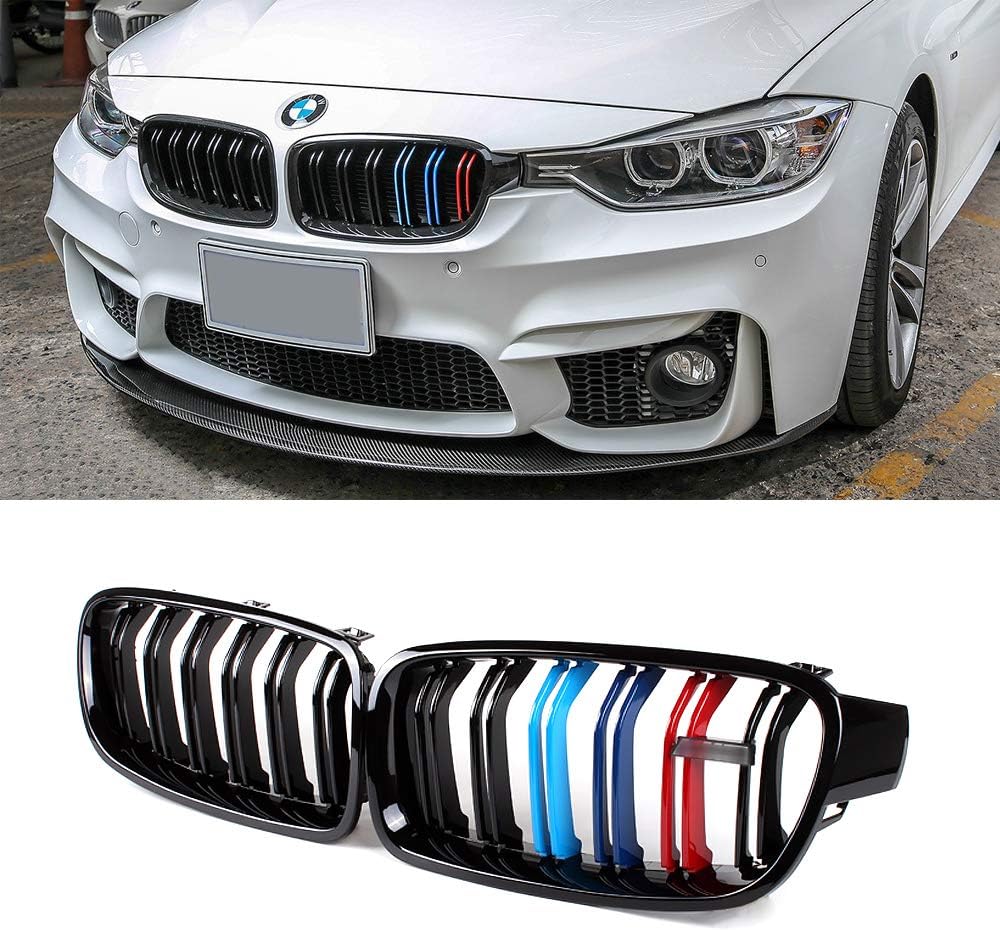 Amazon.com: SNA ABS F30 Grill, Front Kidney Grille for 2012-2018 3 ...