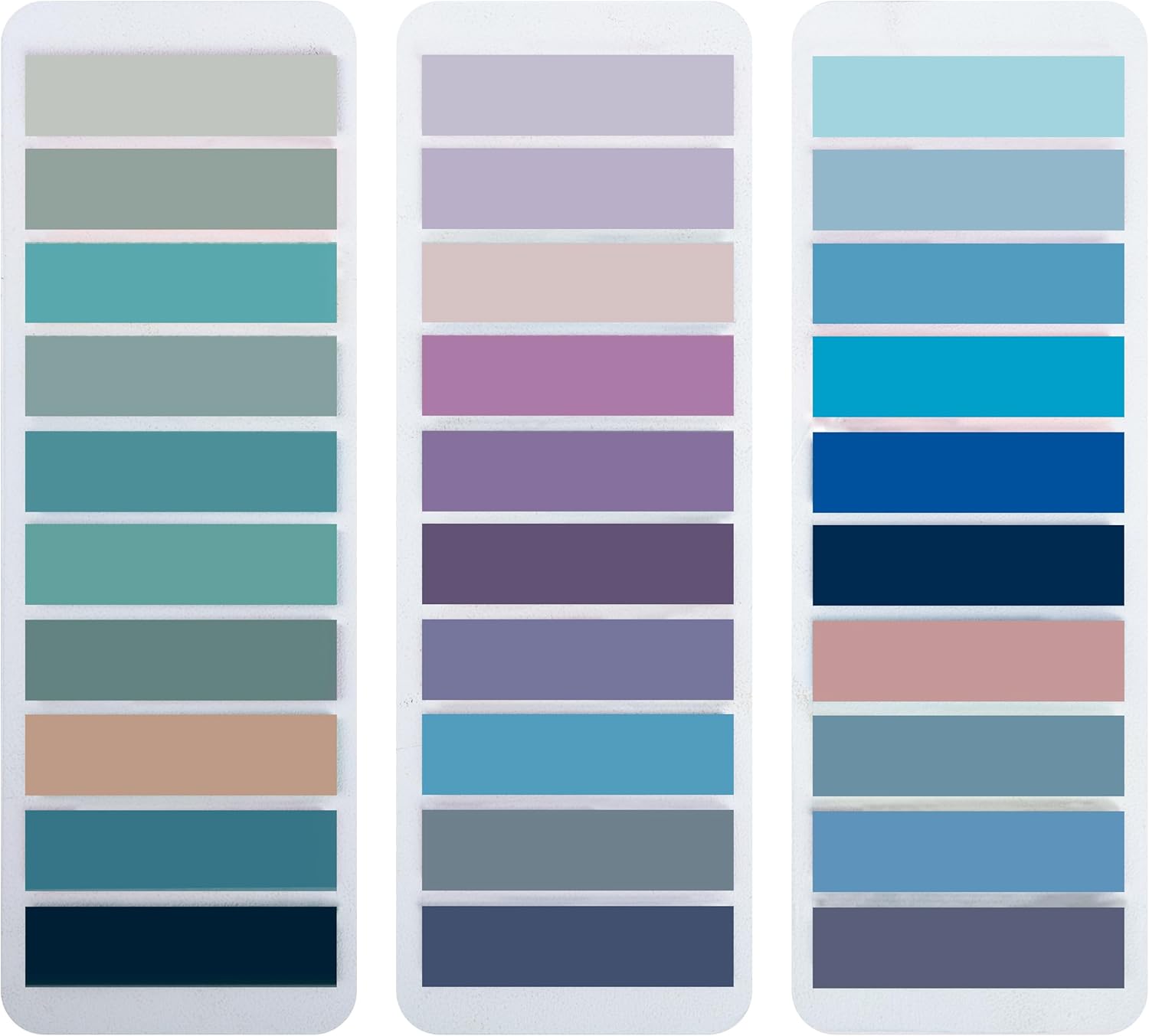 Amazon.com : Essex Wares - 600 Pieces - Colored Index Tabs - Blue Tones ...