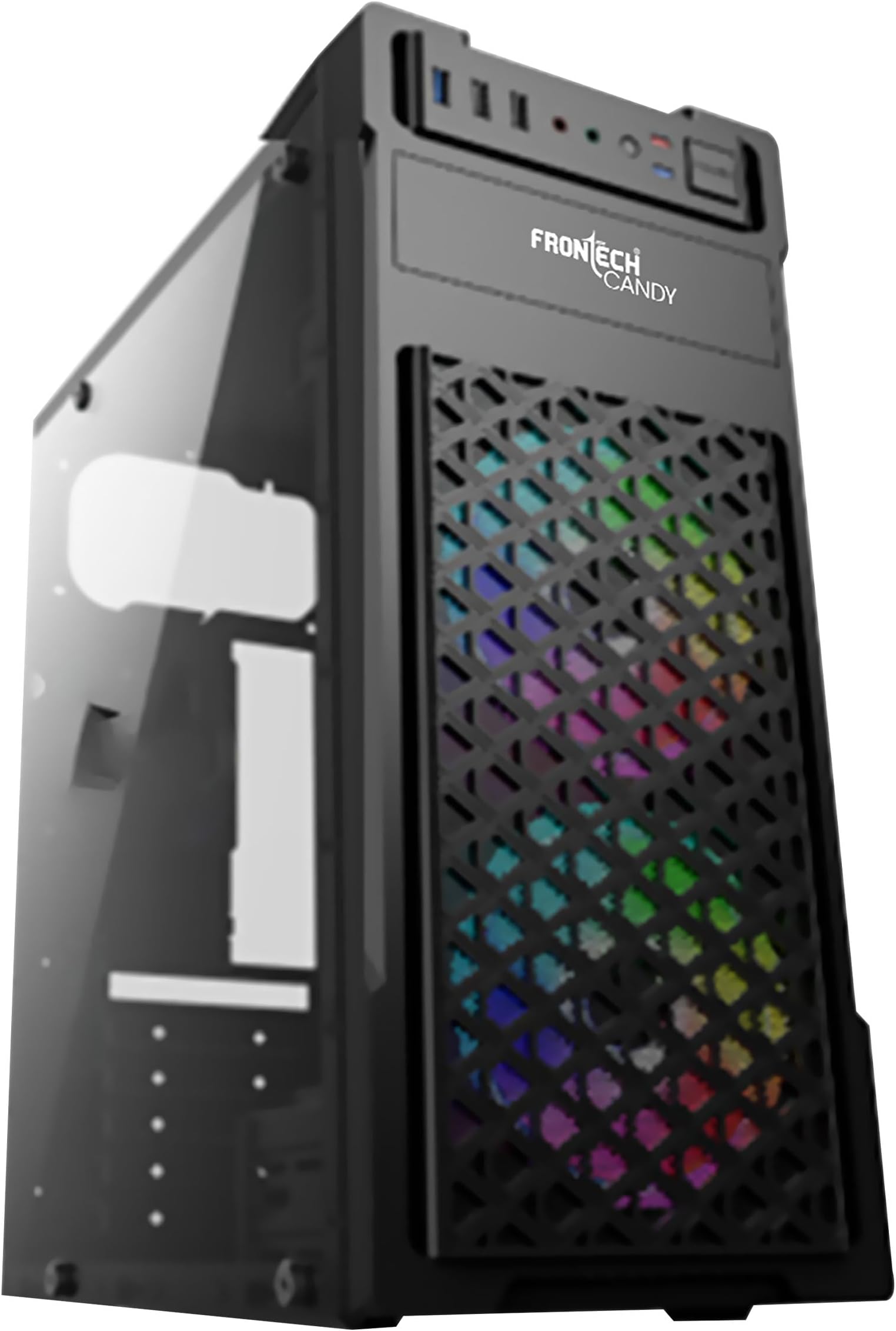 Amazon.in: Buy FRONTECH Candy ATX Cabinet/Computer Case with 1 x 120mm ...