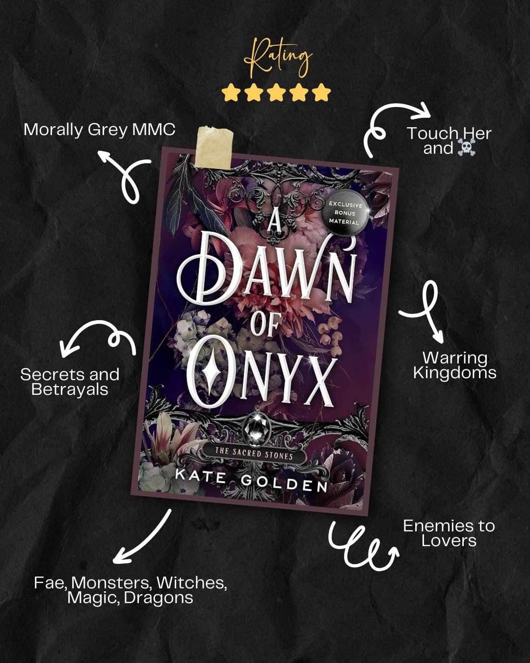 Amazon.com: A Dawn of Onyx (The Sacred Stones): 9780593641903: Golden ...