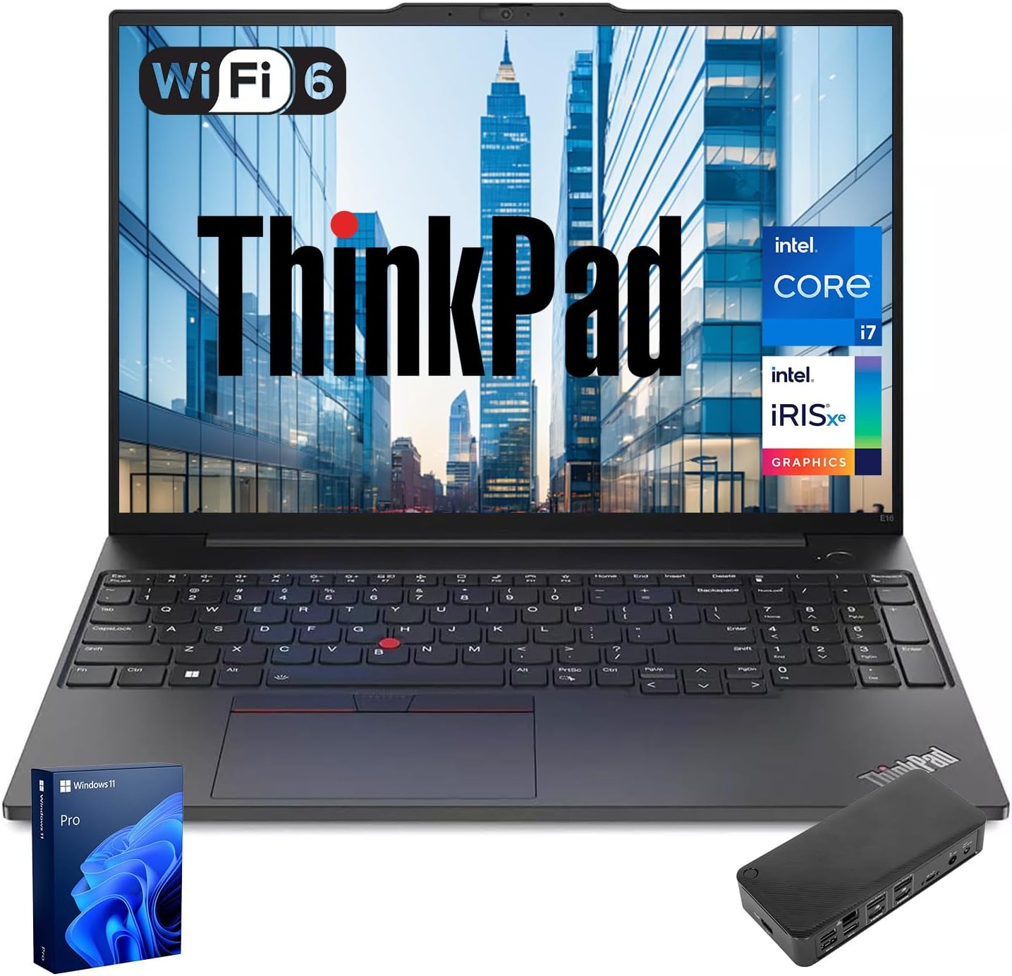 Amazon.com: Lenovo ThinkPad T16 Gen 3 Business Laptop (16" FHD+, Intel ...