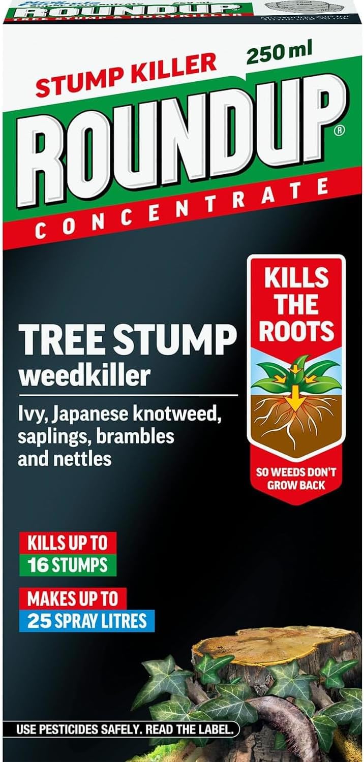 Roundup Tree Stump Weedkiller, Super Concentrate 250 ml : Amazon.co.uk ...