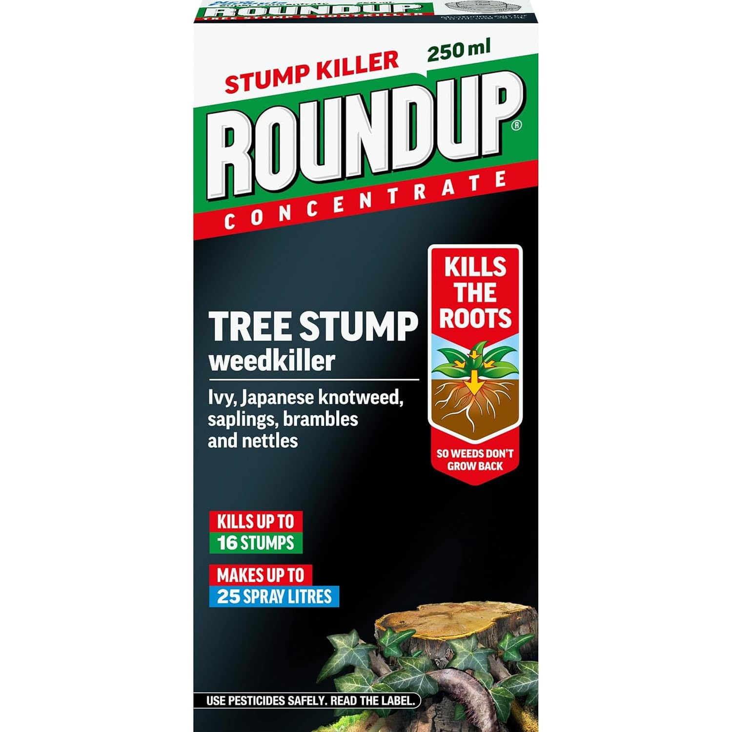 AMK® Roundup Tree Stump Killer Root Professional 250ml Liquid ...
