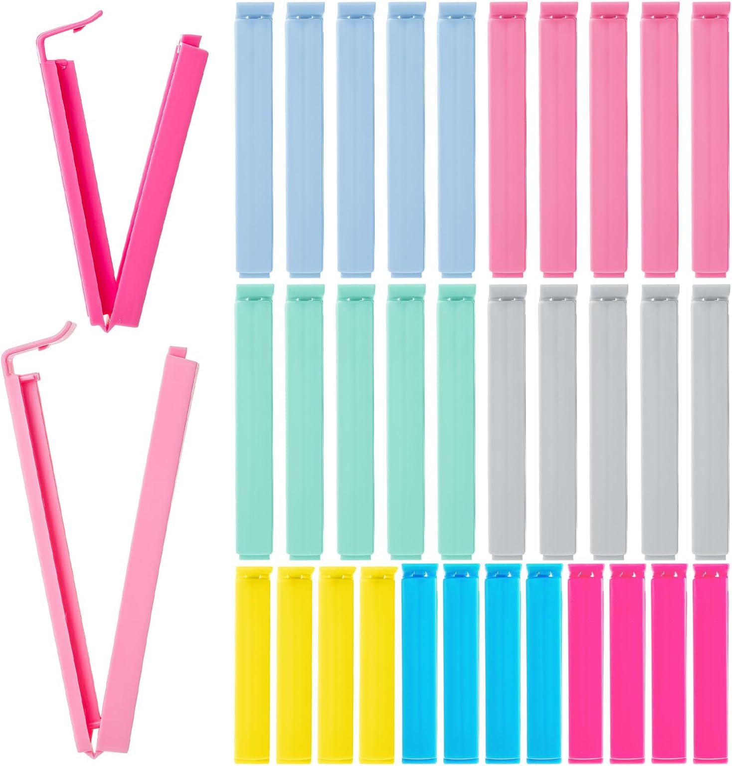 Amazon.com: Mr. Pen- Food Bag Sealing Clips, 32 Pack, 2 Sizes, Chip ...