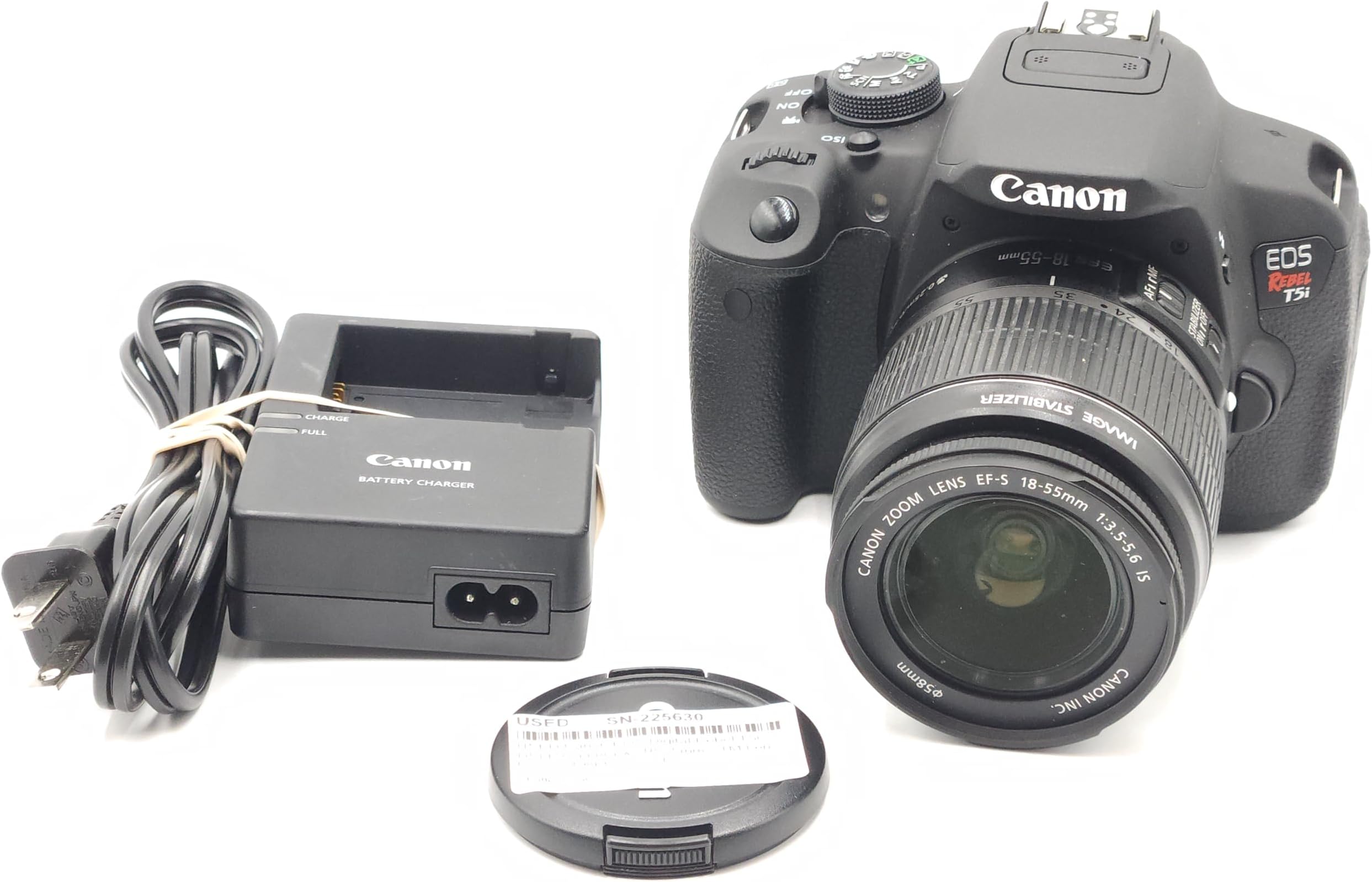 Amazon.com : Canon EOS Rebel T5i 18.0 MP CMOS Digital SLR with 18-55mm ...