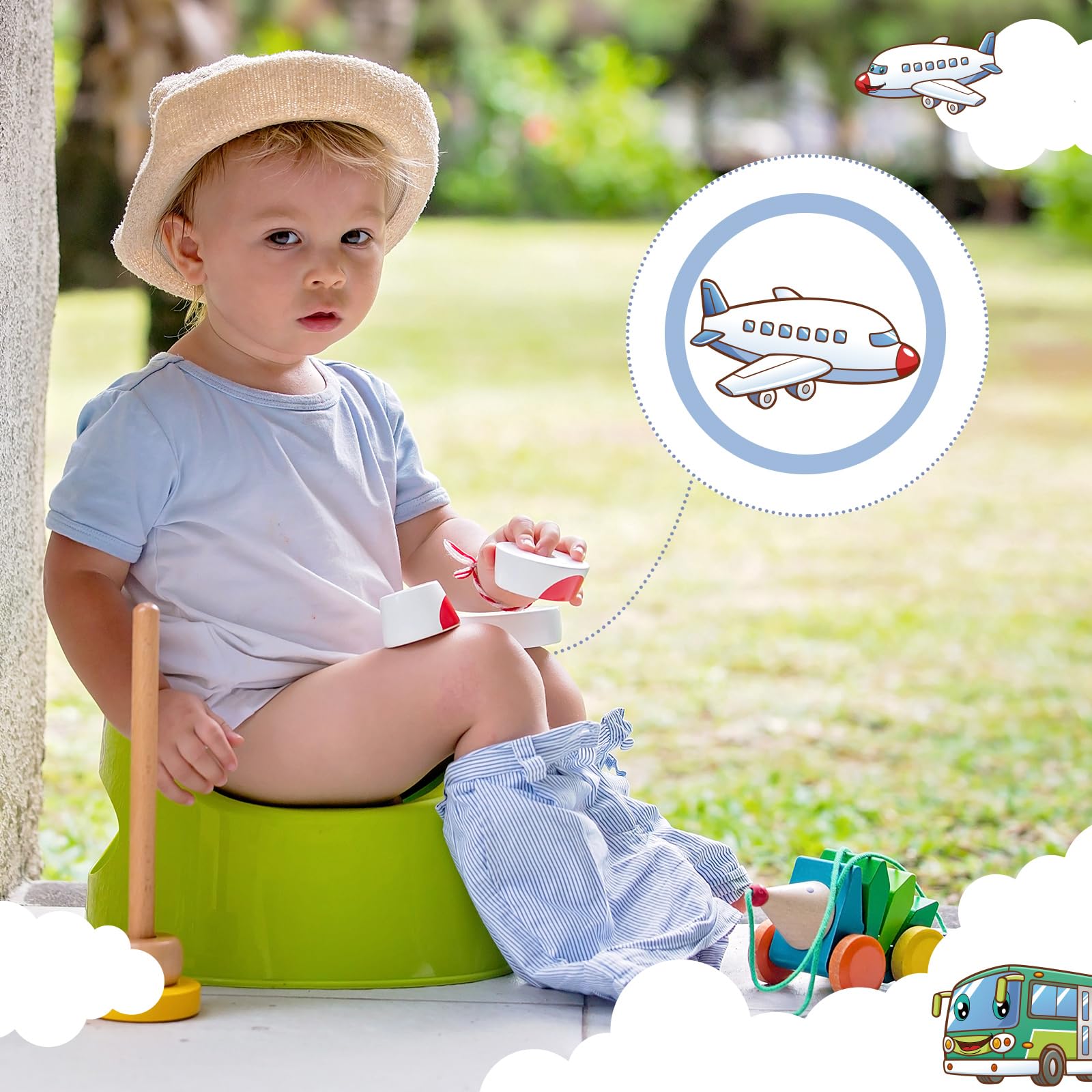 Snapklik.com : 24 Pcs Potty Training Stickers Potty Stickers Reusable ...