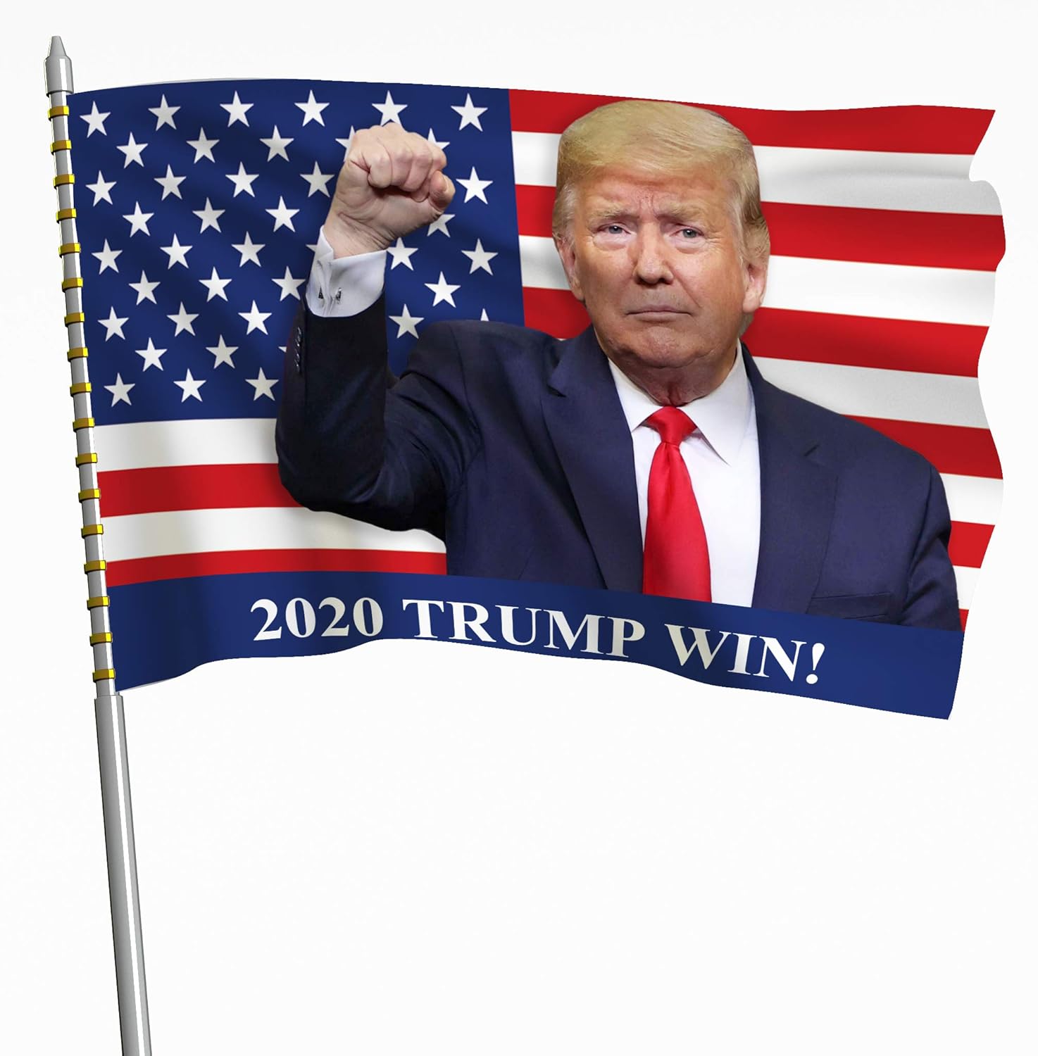Amazon.com : Lion-Y 1 Pcs President Donald Trump 2020 Win Flag 3x5 Feet ...