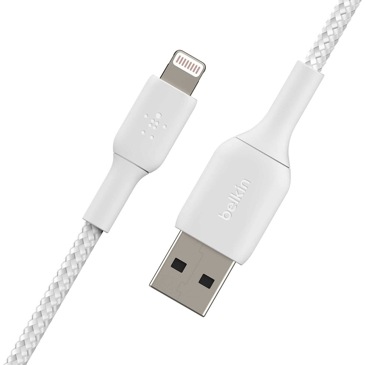 Belkin Apple Certified Lightning to USB A and Sync Tough Braided Cable ...