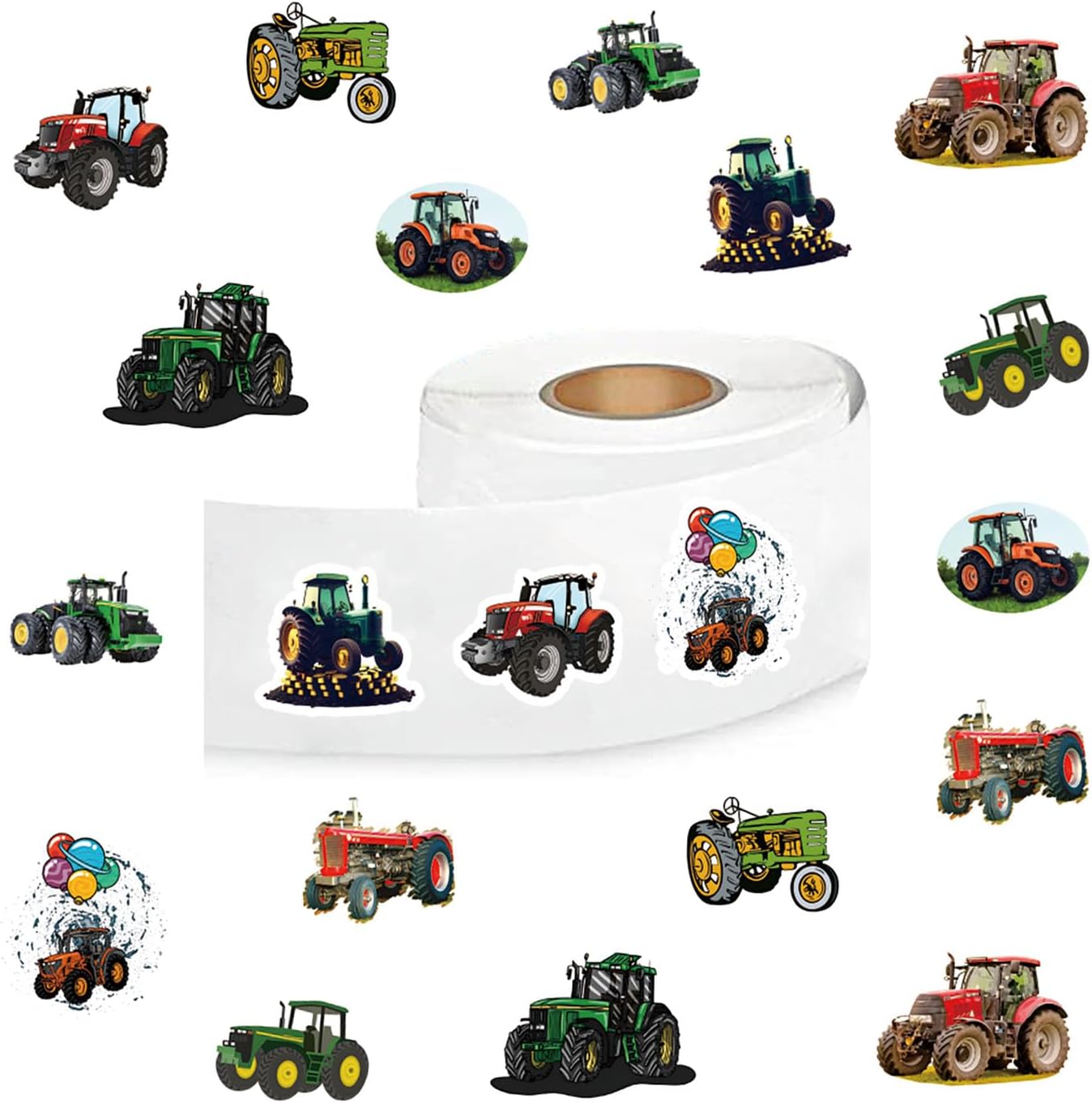 Amazon.com: Tractors Stickers, 60PCs, Aesthetic Tractors Sticker Decals ...