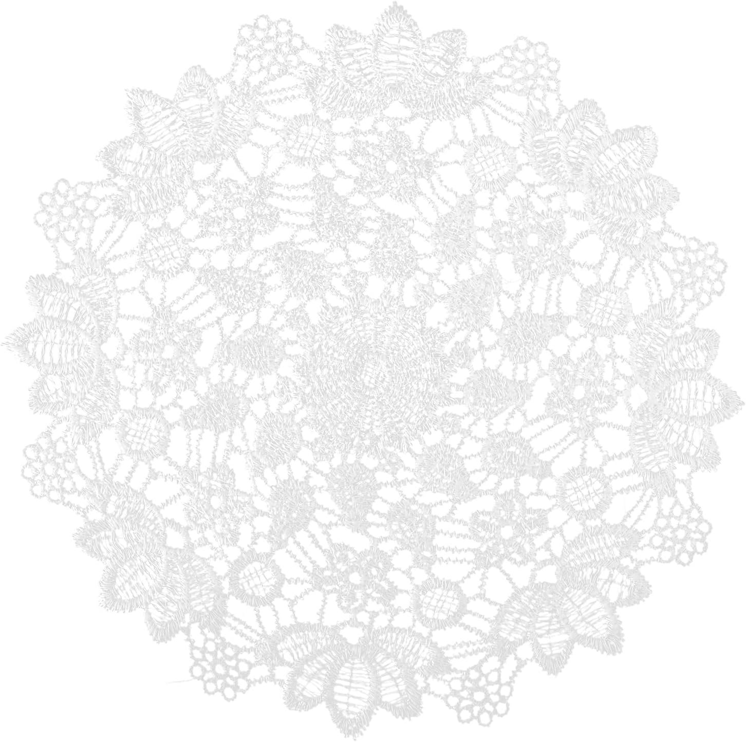Amazon.com: 6 Pcs 6 Inch Doilies Crochet Handmade Lace Coasters Round ...