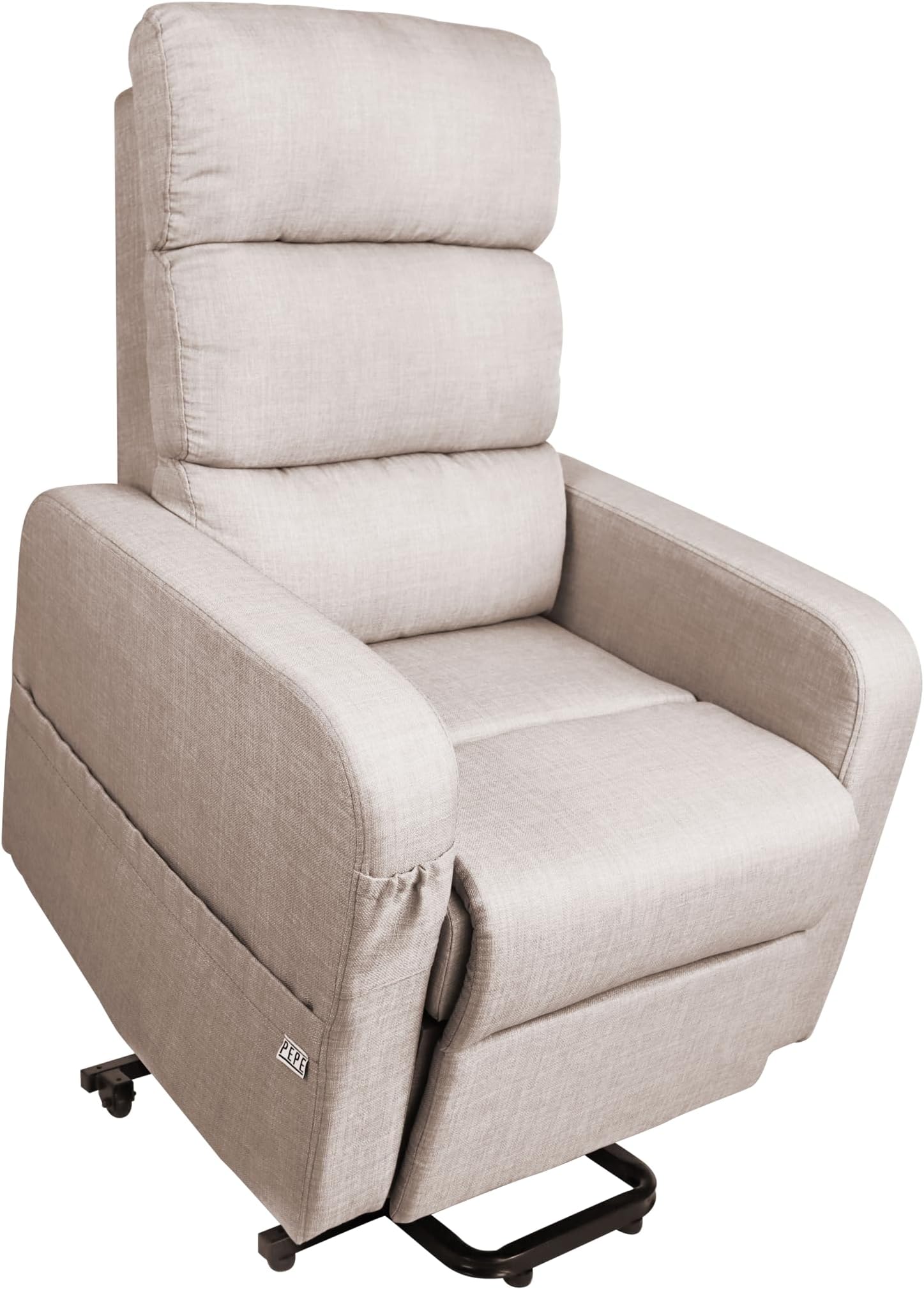 PEPE Mobility Fauteuil Relax Electrique (Tissu en Lin), Inclinable avec ...