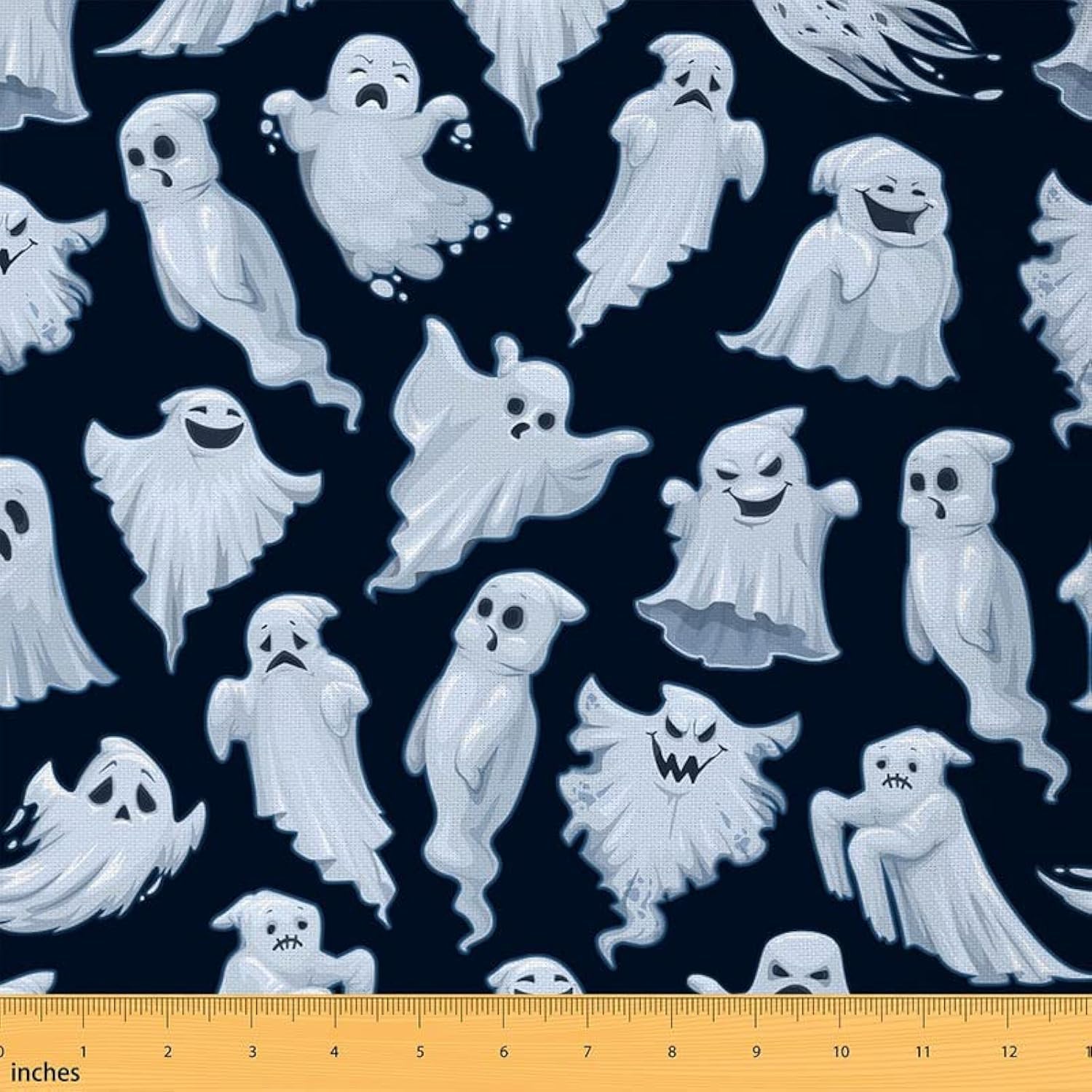 Amazon.com: Feelyou Ghost Fabric by The Yard, Ghost Printed Upholstery ...