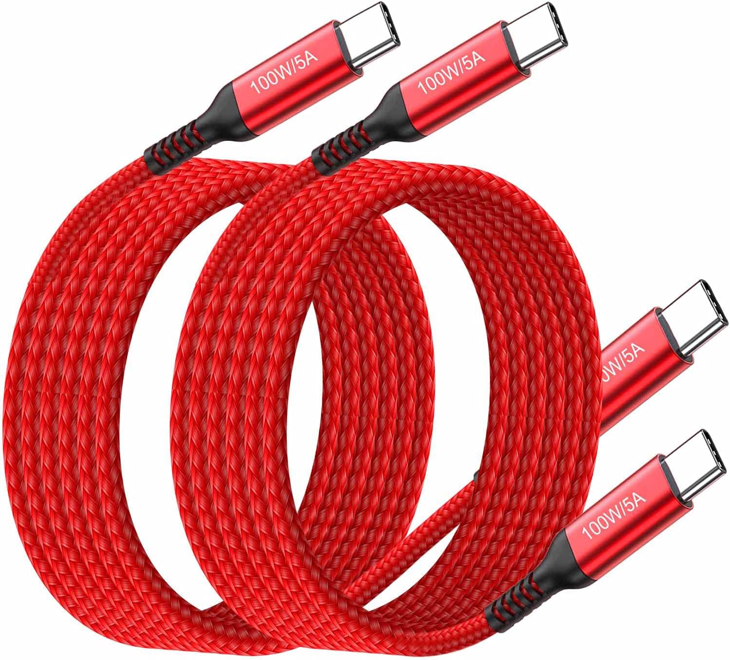 Amazon.com: Type C Charger Cord Lime Green - Sagmoc Premium Shiny Nylon ...