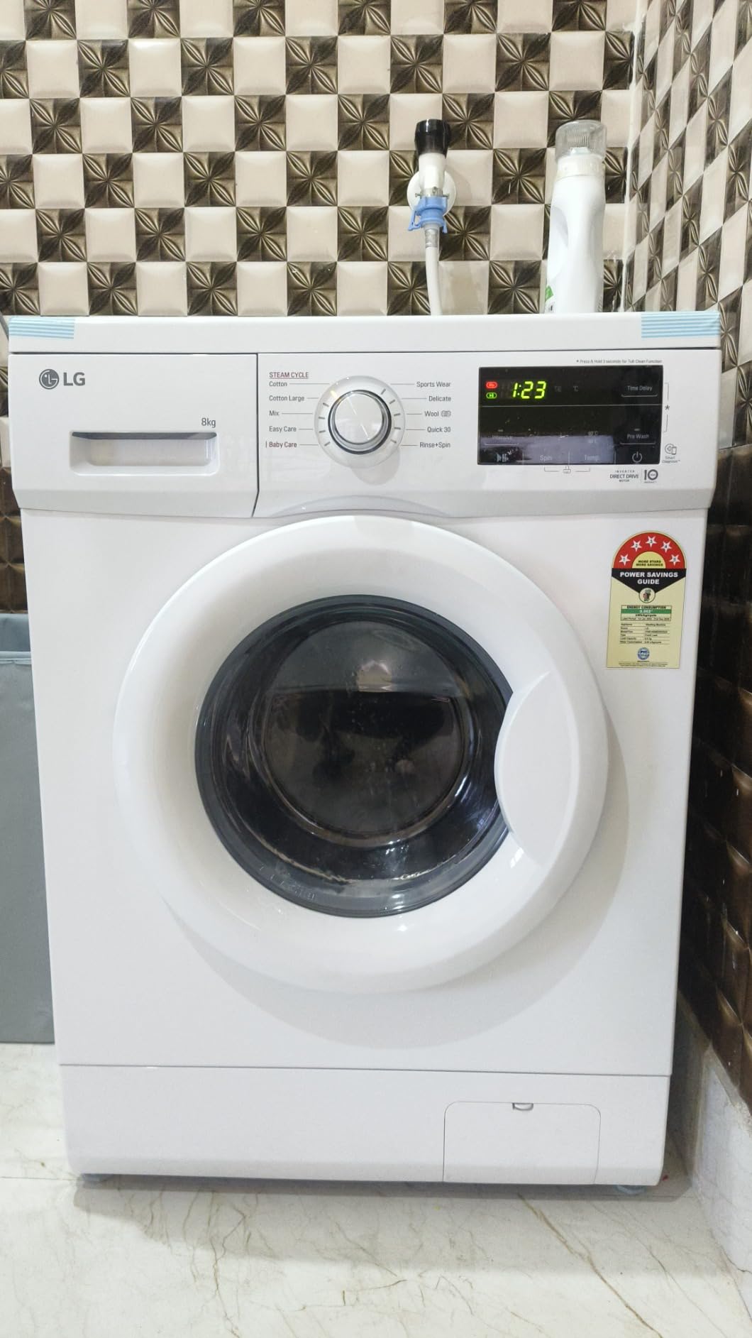 LG 7 Kg 5 Star Wi-Fi, Steam, Inverter Direct Drive Technology, 6 Motion ...