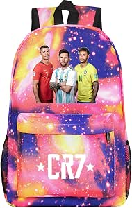 Amazon.com | enttgo Cristiano Ronaldo Messi Neymar Backpack,Lightweight ...